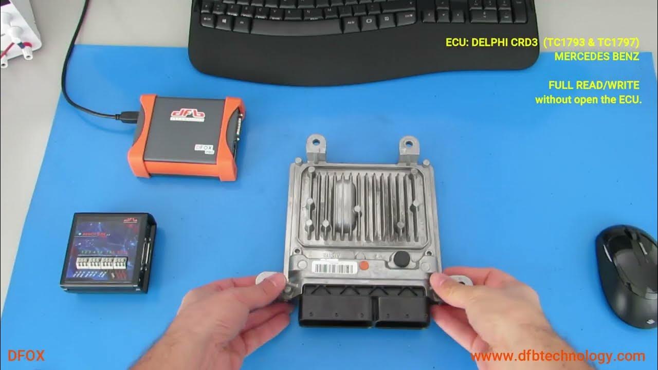 DFOX: FULL READ/WRITE DELPHI CRD3 ECU MERCEDES BENZ - YouTube