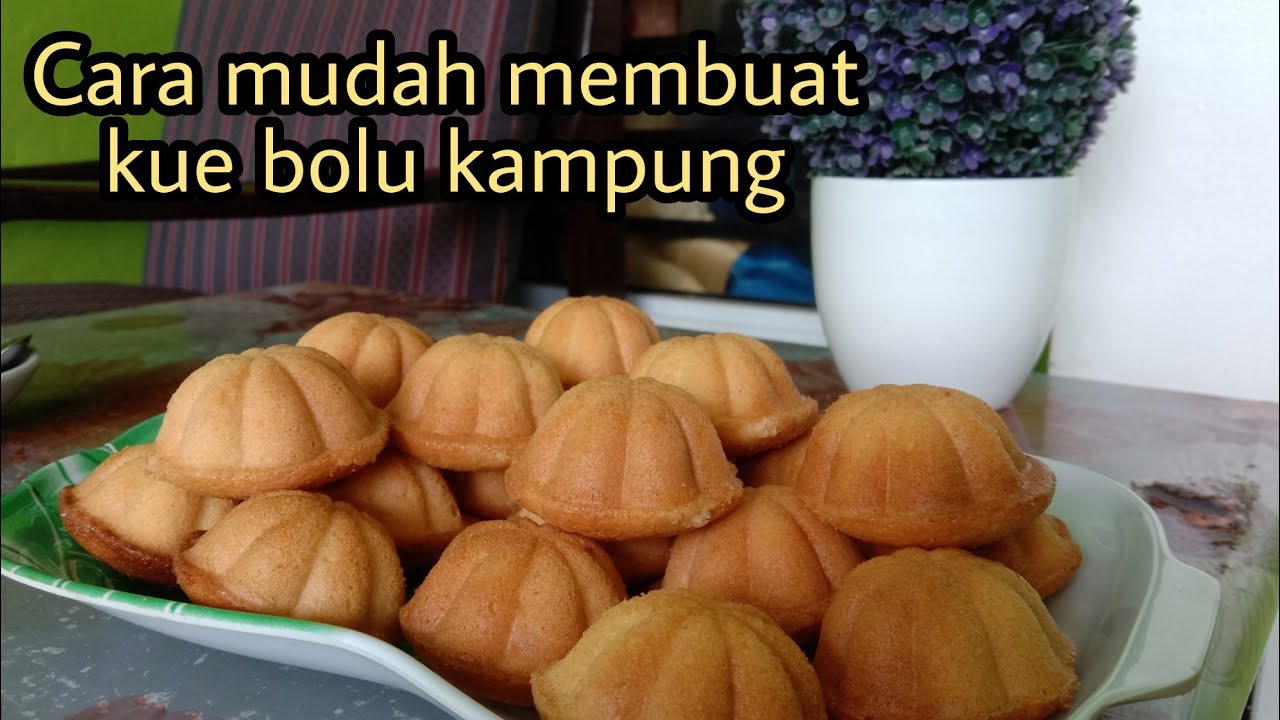 CARA MEMBUAT KUE BOLU KAMPUNG | BANG ADI BATAM - YouTube