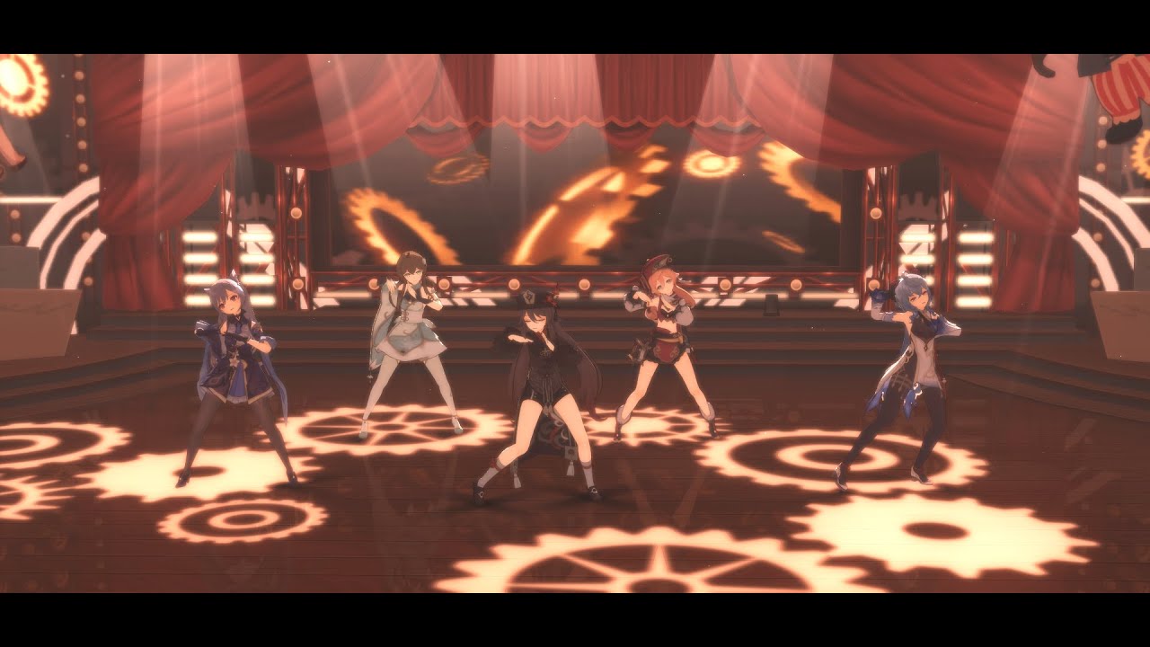 【Genshin Impact x MMD】 Karakuri Pierrot - Ganyu & Keqing & Lianhua ...