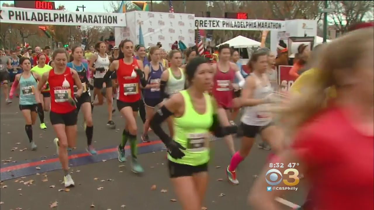 Thousands Run In 22nd Annual Philadelphia Marathon - YouTube