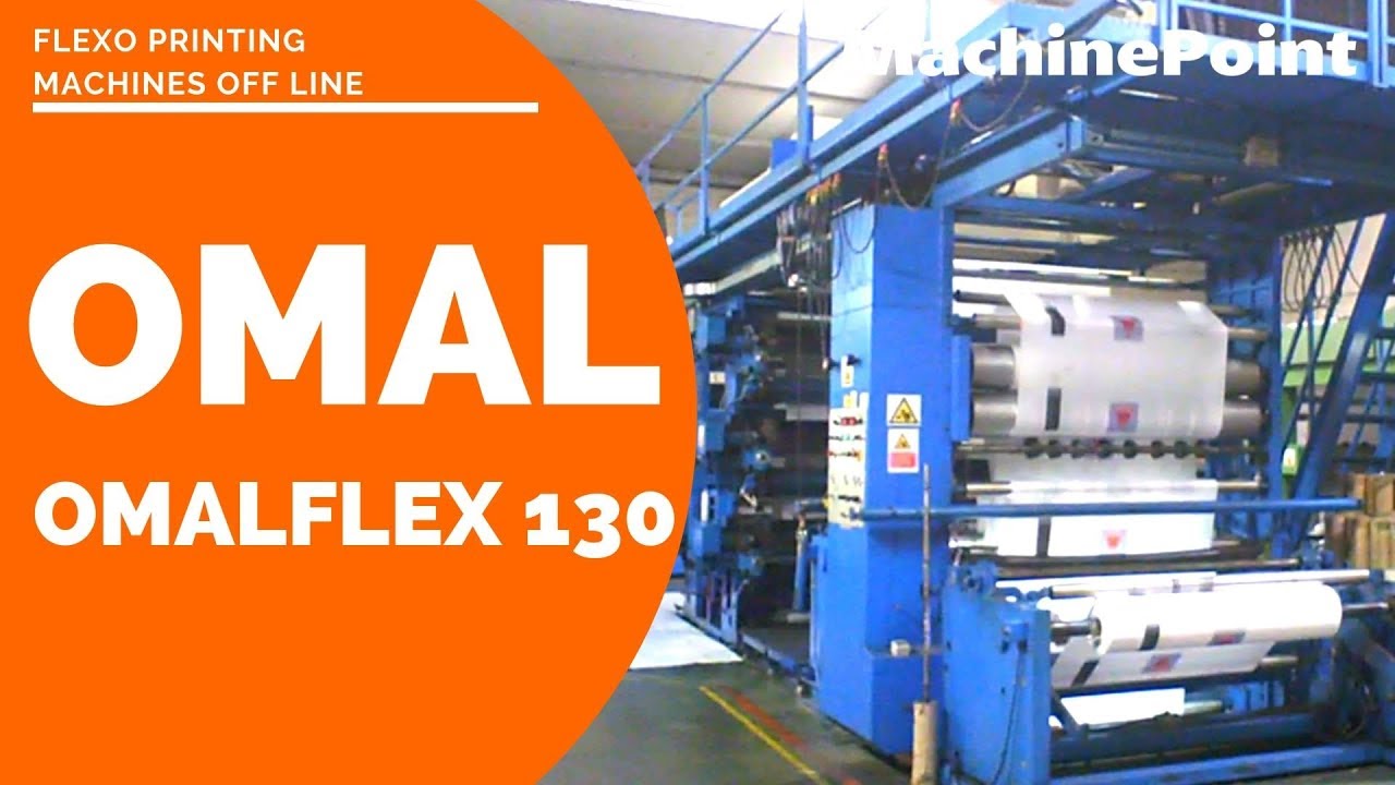 OMAL Omalflex 130 Flexo Printing machines off line | OMAL Machinery ...