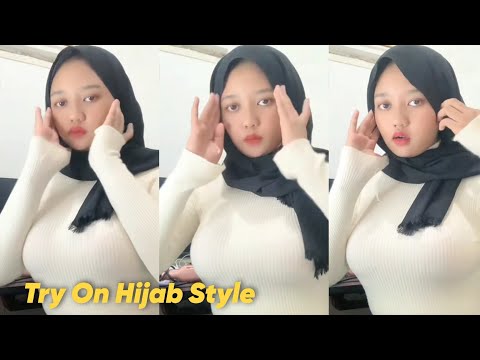 Sale Online Shop Try On Simple Hijab Pashmina Jersey
