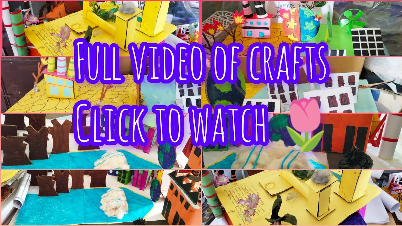 It's a video on crafting ideas...it shows talent and skills of students ...