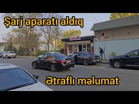 Changan Q07 şarj aparatı aldıq. Test etdik