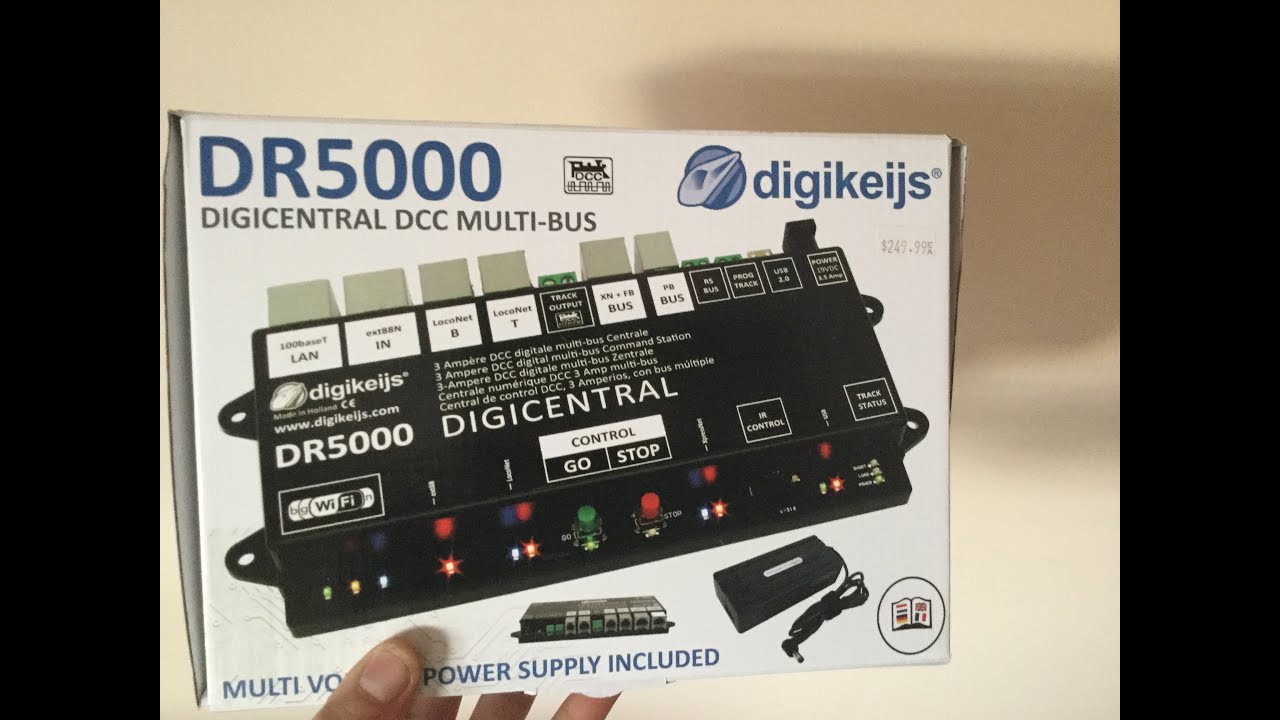 Digikeijs Dr5000 unboxing - YouTube
