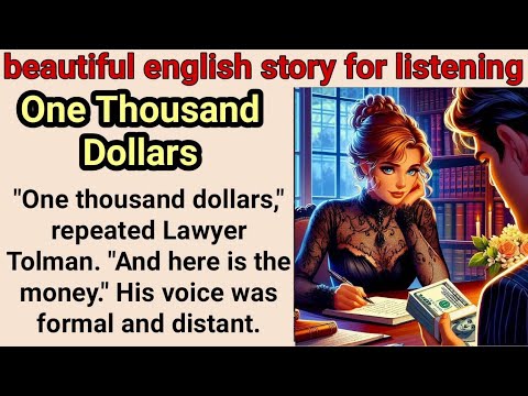 American English Story Level 1: 'One Thousand Dollars' Audiobook - YouTube