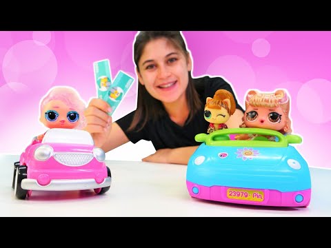 Ayşe'nin oyuncak mağazası - LOL bebeklere yeni araba seçelim! Oyun videosu
