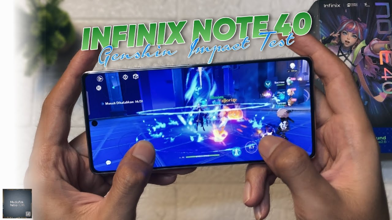 Infinix Note 40 Mediatek Helio G99 Ultimate Genshin Impact Gaming Test ...