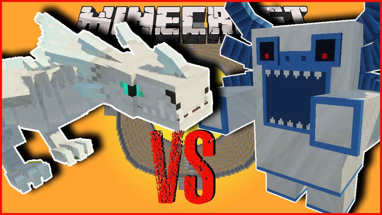 Minecraft - ICE DRAGON VS ALPHA YETI | FIRE & ICE MOD VS TWILIGHT ...