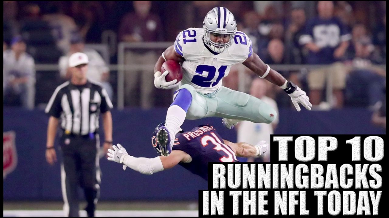 Top 10 Running Backs 2017 - YouTube