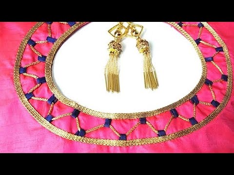 Beautiful Boat Neck Back Side Gala Design 2021 | Cutting and stitching ...