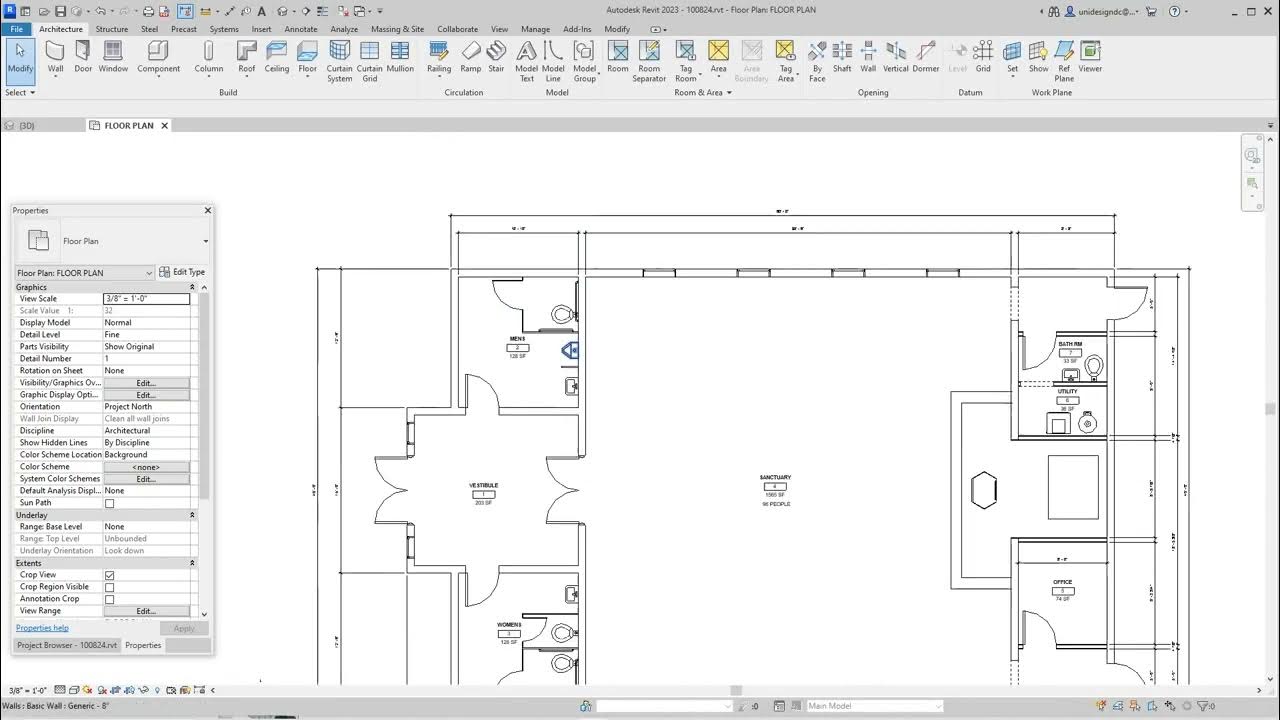 Revit How to color wall patterns in Autodesk Revit - YouTube