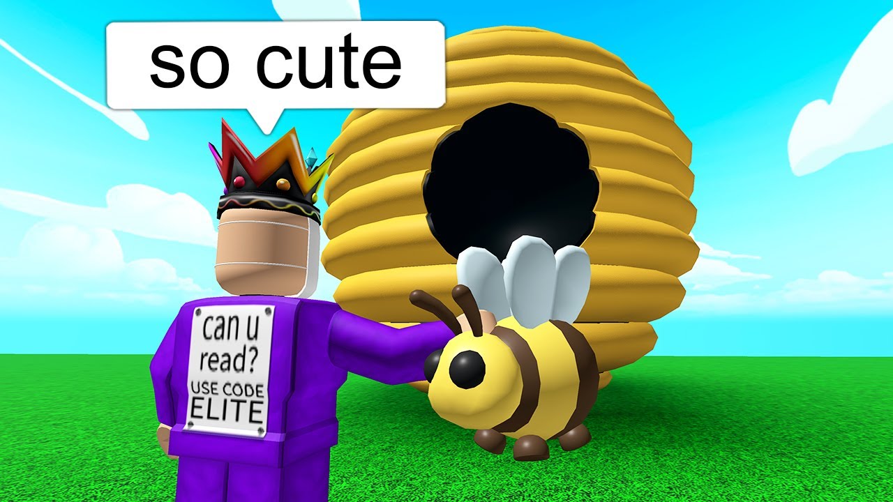 I Built the BIGGEST BEE Hive on Roblox - YouTube