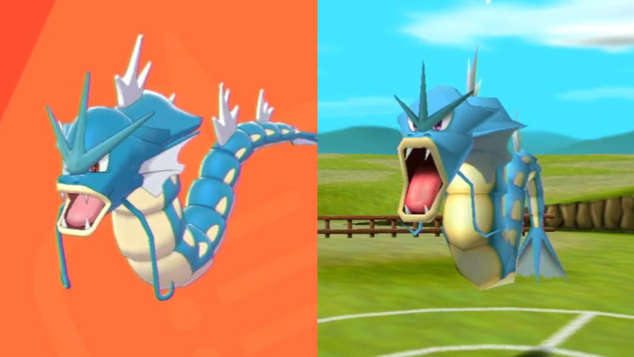 All Gen 1 Pokemon Stadium vs Sword and Shield side by side - YouTube