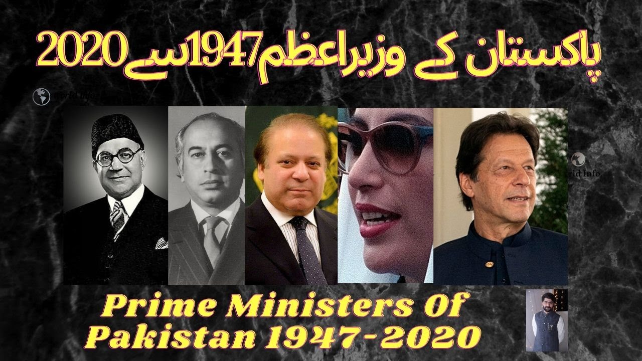 List of All Prime Ministers of Pakistan from Liaquat Ali Khan to Imran ...