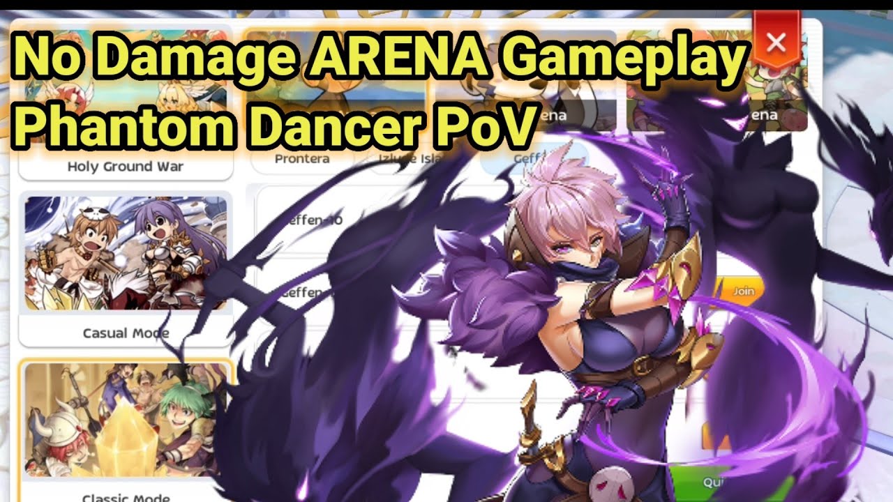 Phantom Dancer PVP No Damage PoV Yoyo Arena | Ragnarok M Eternal Love ...