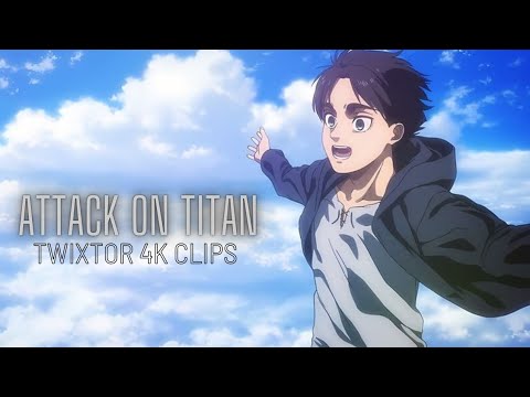 Attack on titan 4k Twixtor clips for editing💥🤯 | No Copyright issue ...