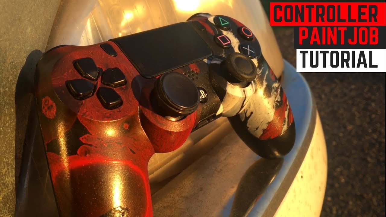 How To Hydro Dip Your PS4 Controller (Custom Paintjob Tutorial) - YouTube