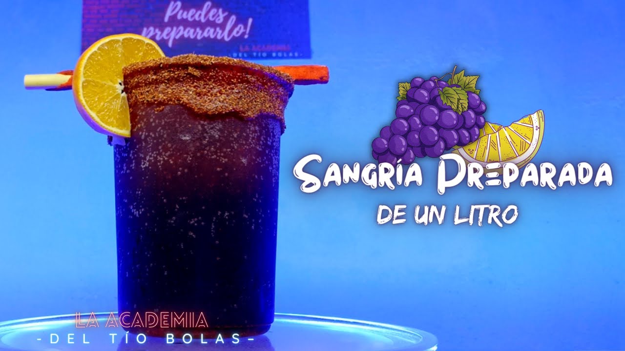 Sangría Preparada de un Litro | Bebidas con Tequila | Bebidas para ...