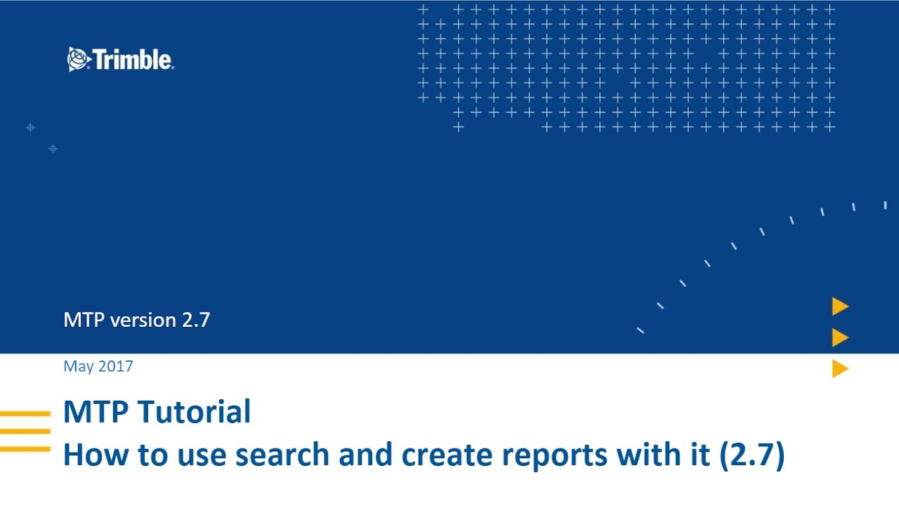 MTP Tutorial - How to use search and create reports with it - YouTube