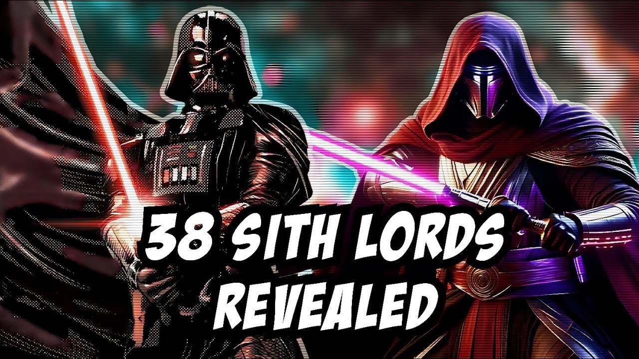 All 38 Sith Lords in Star Wars Canon Revealed! - YouTube