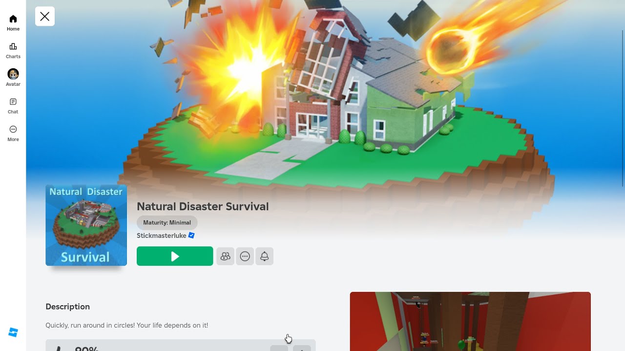 (Roblox "Natural Disaster") KIAMAT DI ROBLOX TAPI RANDOM?! #1 - YouTube