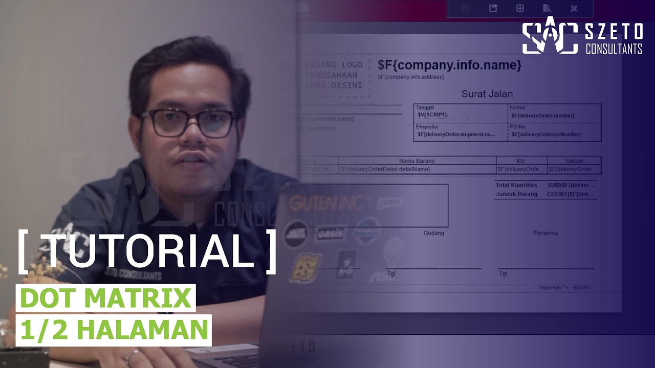 Tutorial Dot Matrix 1/2 Halaman di Accurate Online - YouTube