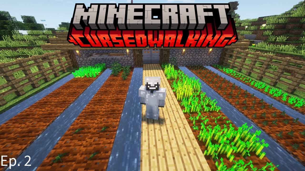 FINALLY the Cave Episode | Cursed Walking (Minecraft Modpack) - YouTube