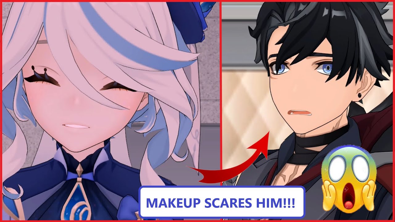 [ MMD / Genshin Impact ] MAKEUP SCARES WRIOTHESLEY...😱😏😊 - YouTube