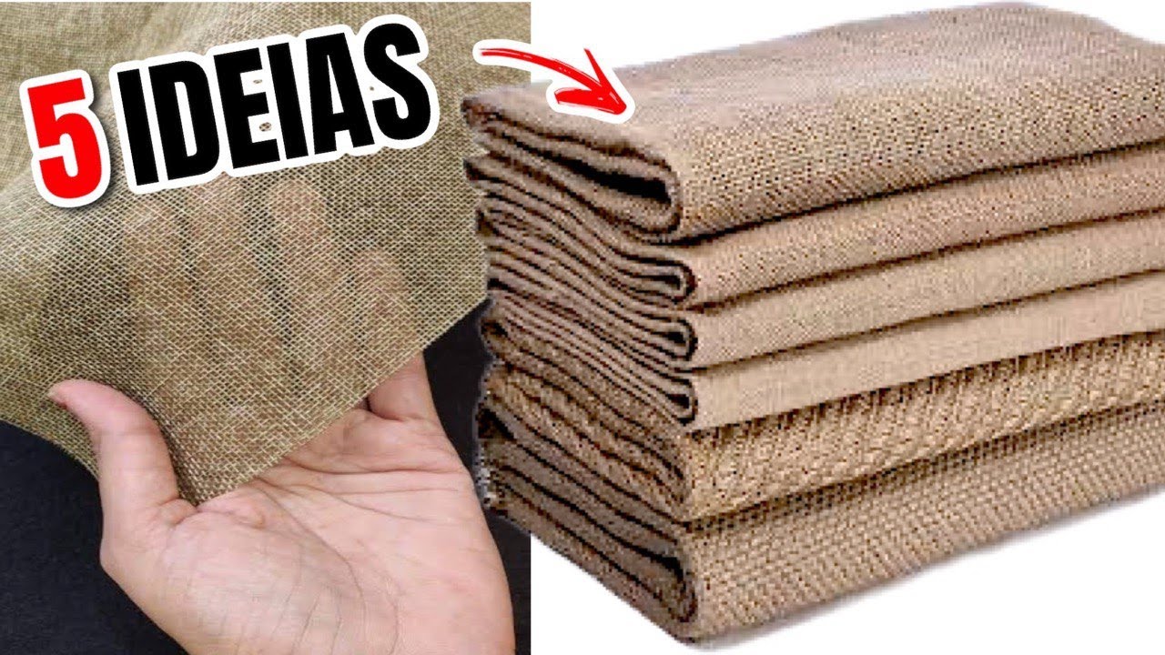 5 IDEIAS PARA TRANSFORMAR JUTA EM IDEIAS ÚTEIS | SHOW DE ARTESANATO ...