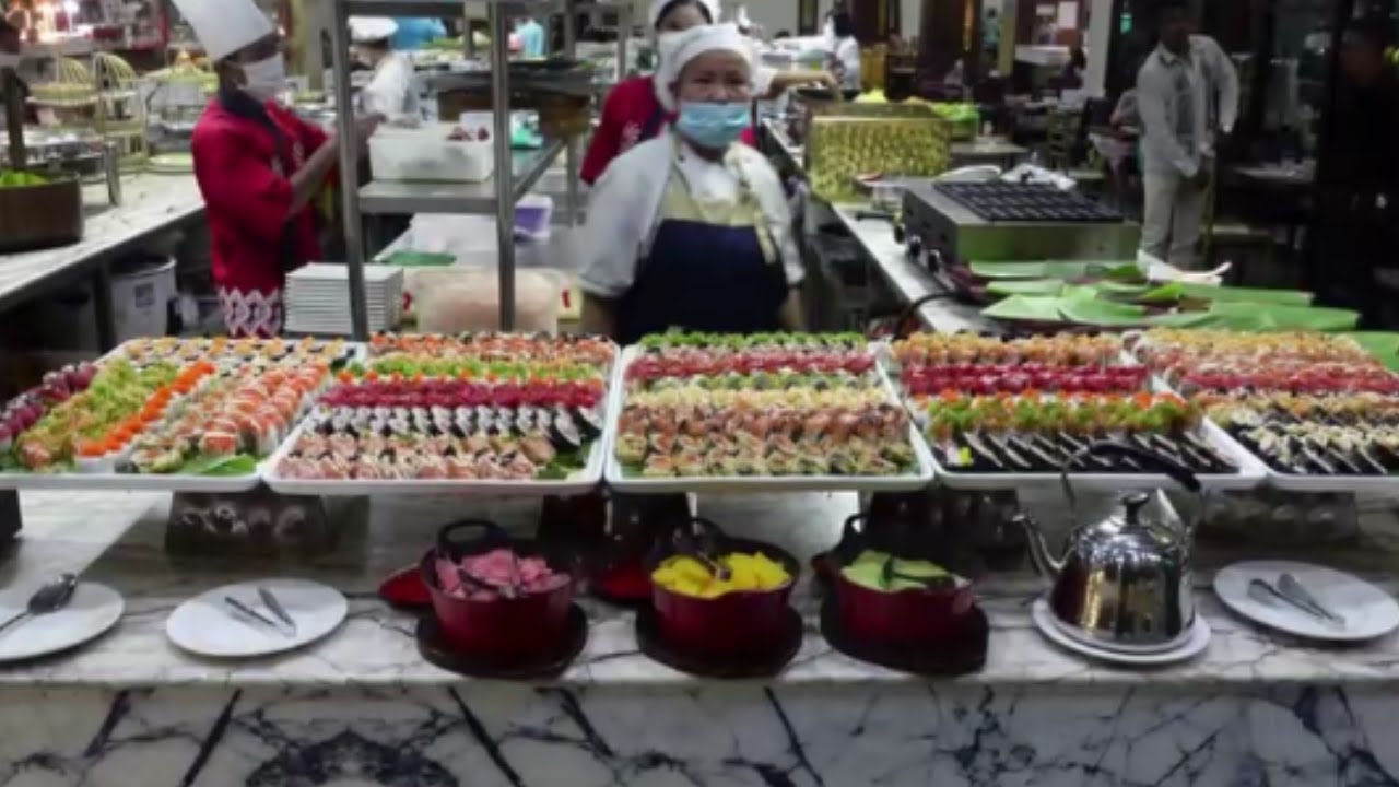 Unlimited Times All You Can Eat: Cambodia Buffet Restaurant - YouTube