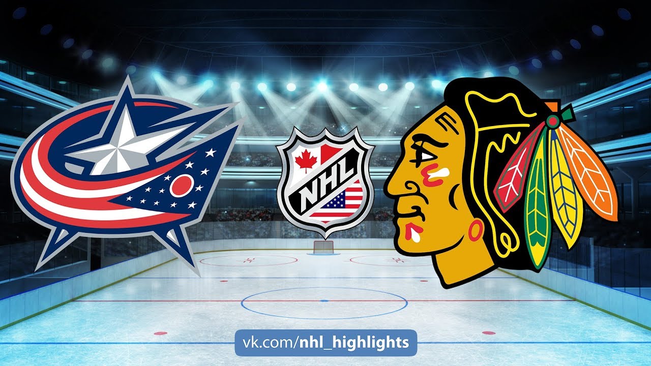 BLUE JACKETS VS BLACKHAWKS October 7, 2017 HIGHLIGHTS HD - YouTube