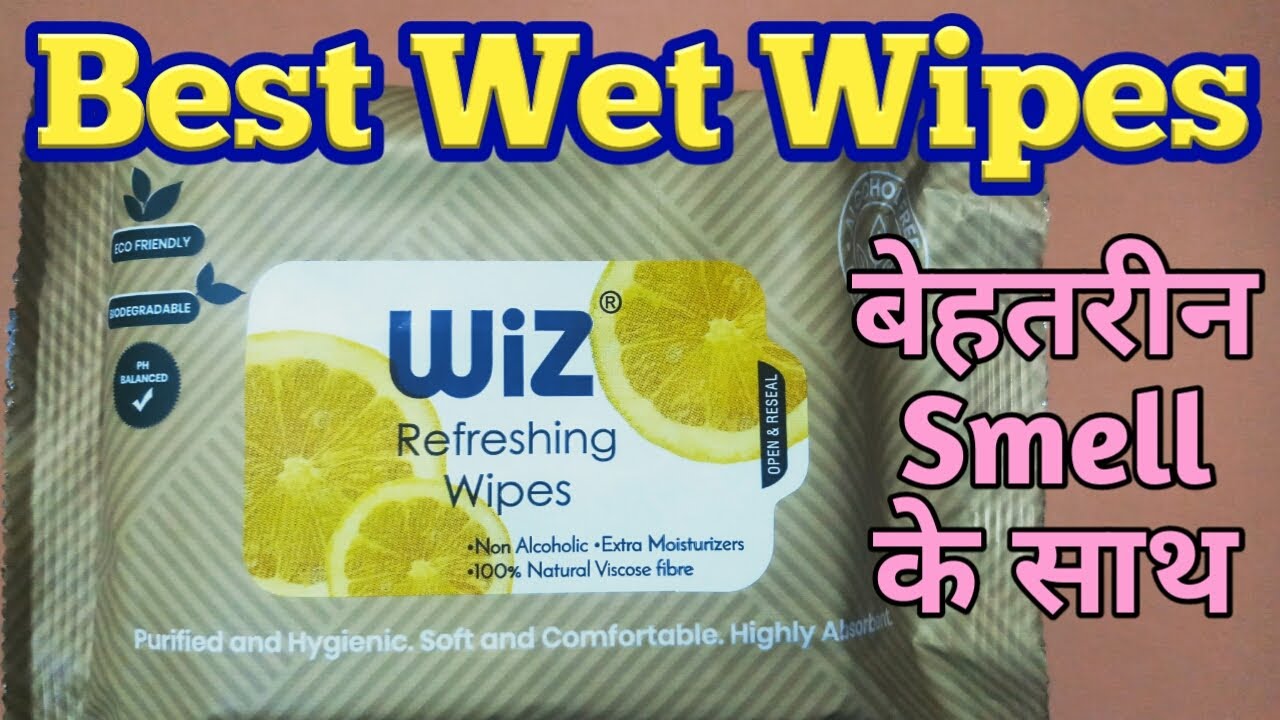 Wiz refreshing lemon fragrance wet wipes unboxing & review - YouTube