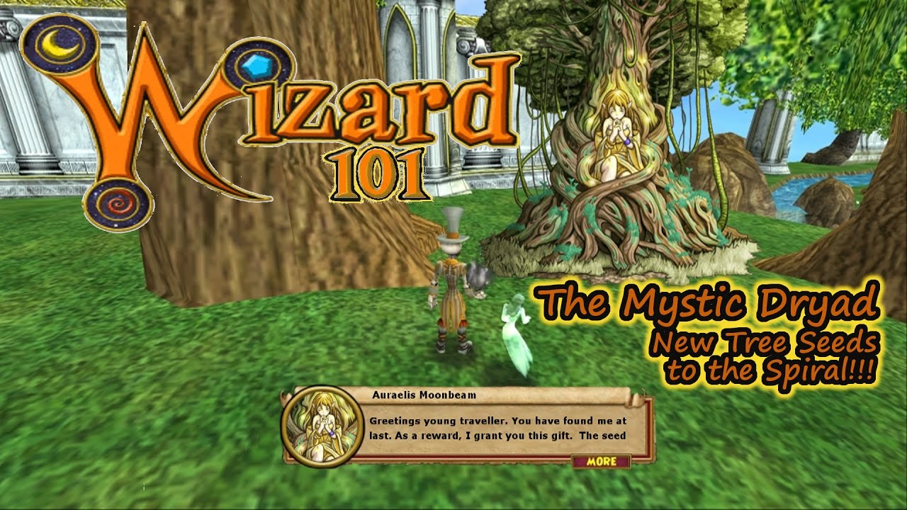Wizard101 Improvement - The Mystic Dryad - Bringing New TREE Seeds to ...