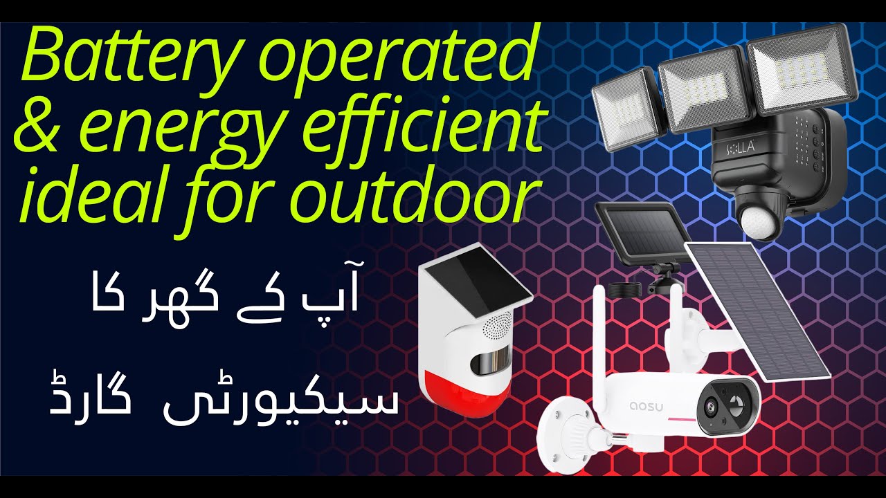 DEKCO DC8L solar wireless security camera - YouTube