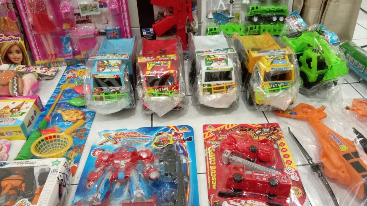 baru review mainan perempuan dan robot transformer tobot mainan mobil ...