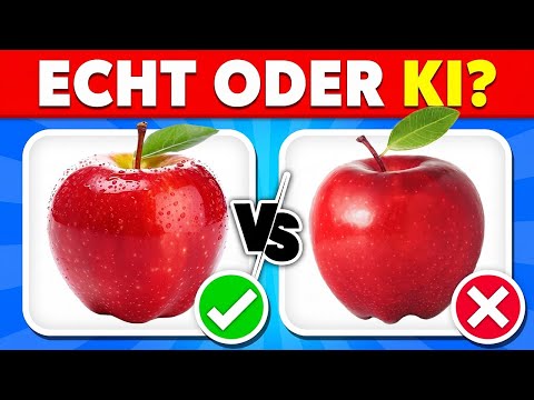 Errate das echte Bild! 🍎👀 | 99% scheitern an diesem Test