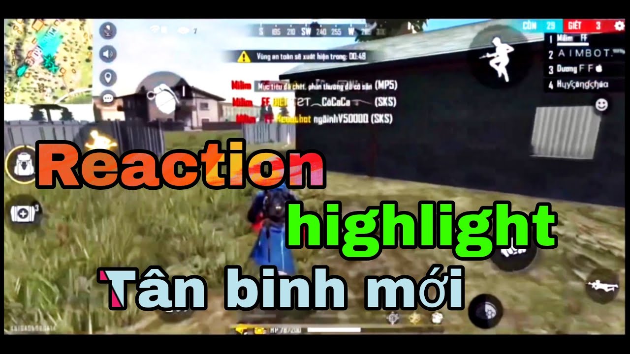Free Fire| Reaction Highlight tân binh mới liệu có vượt mặt C4. Có nên ...
