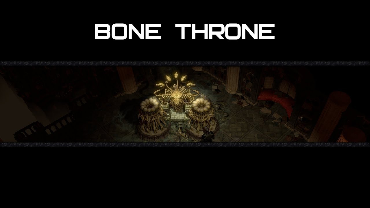 Bone Throne [Separate Decorations - Hideout PoE] - YouTube
