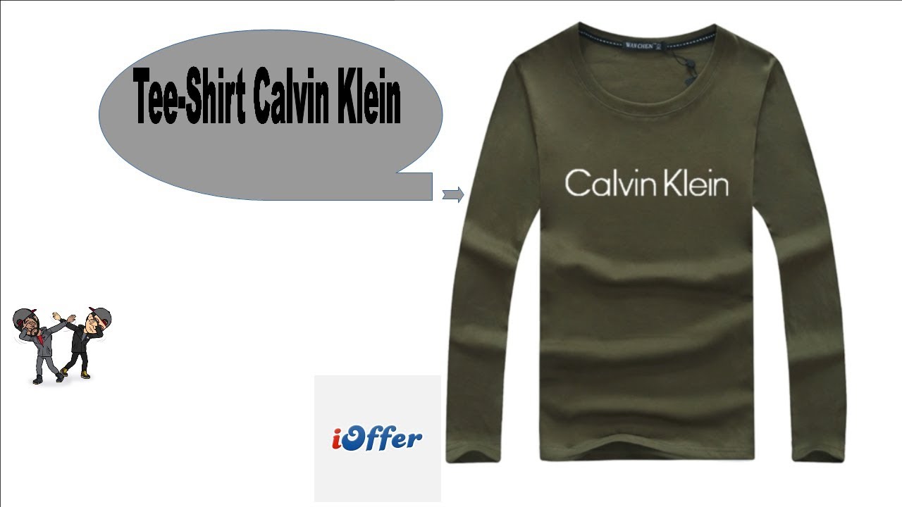 [UNBOXING] iOFFER - Tee-shirt Calvin Klein - YouTube