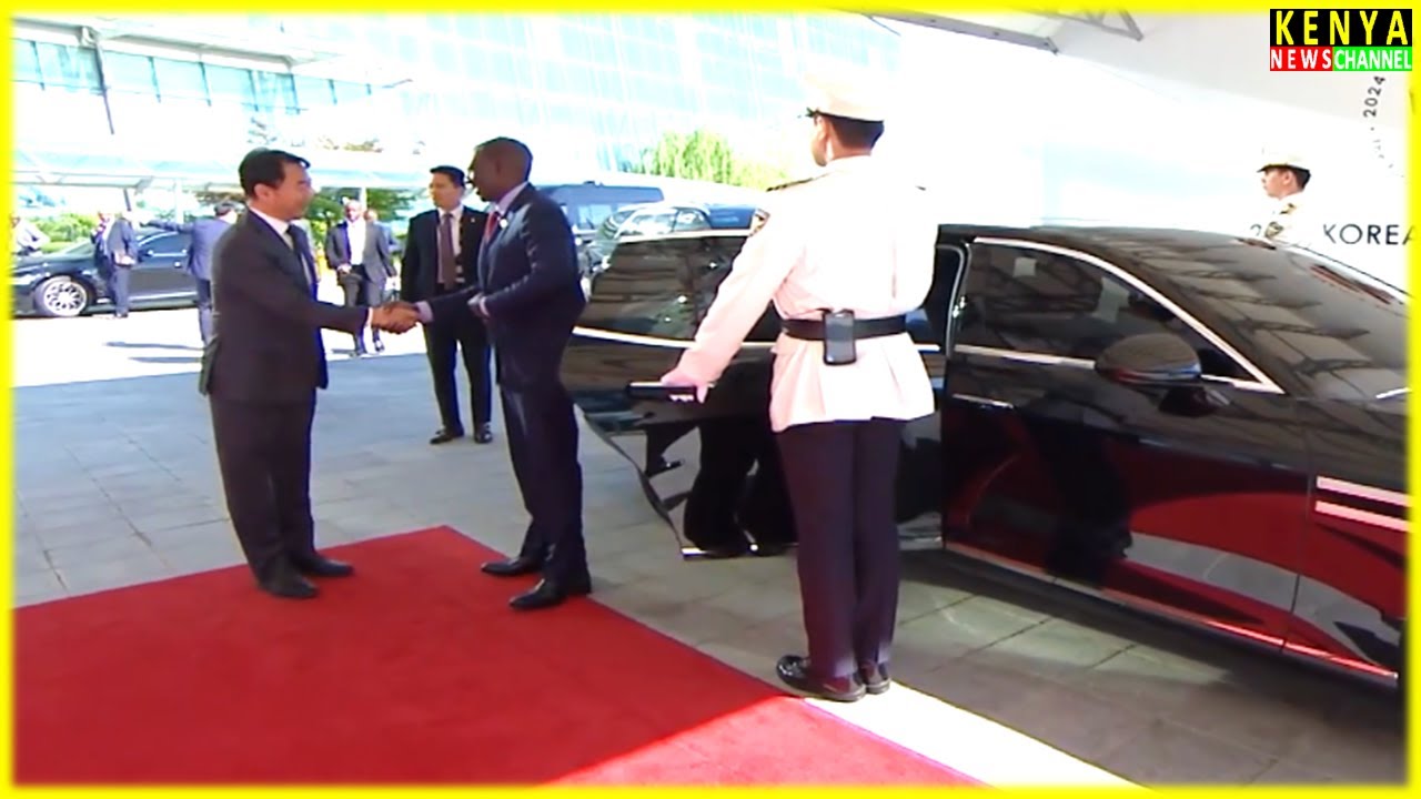 See how Ruto arrived in Seoul to meet South Korean President during ...