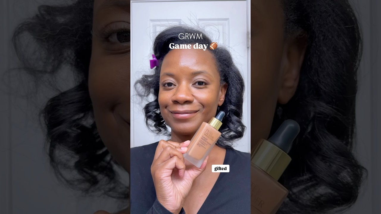 Game day makeup with an SPF skin tint - YouTube