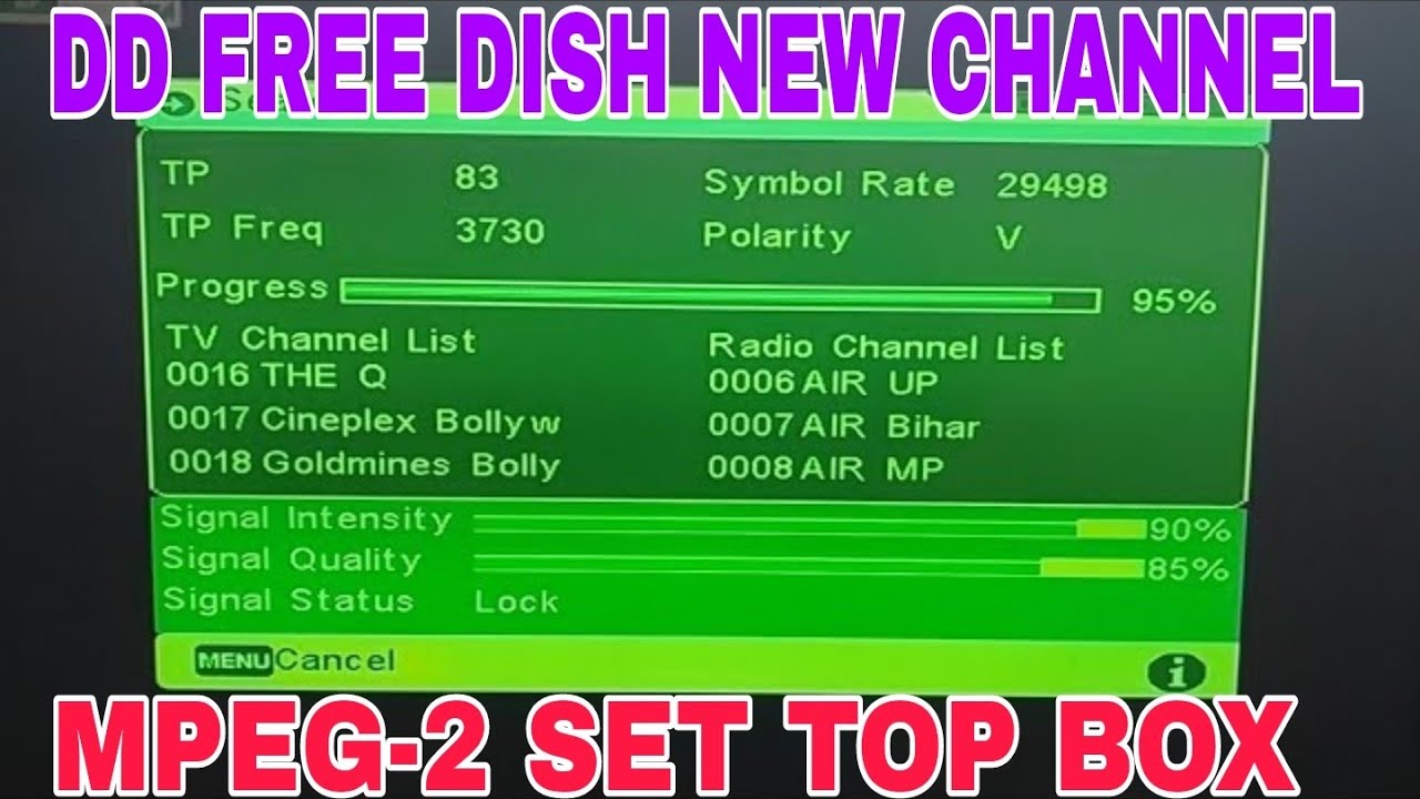DD Free Dish New Channels Changes IN DD Free Dish Channel List - YouTube