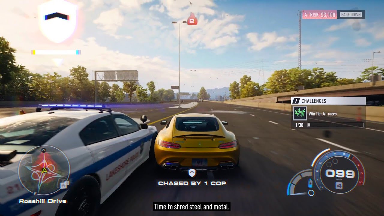 Racing And Police Chase - NFS Unbound - YouTube