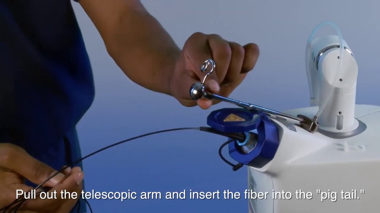 Сверхтонкая рукоятка Lumenis OtoLase - YouTube