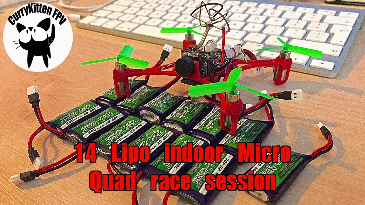 FPV Racing: a 14 lipo indoor micro quad race session (may involve ...