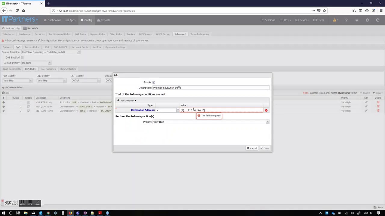 Configure QoS on Untangle NG Firewall - YouTube