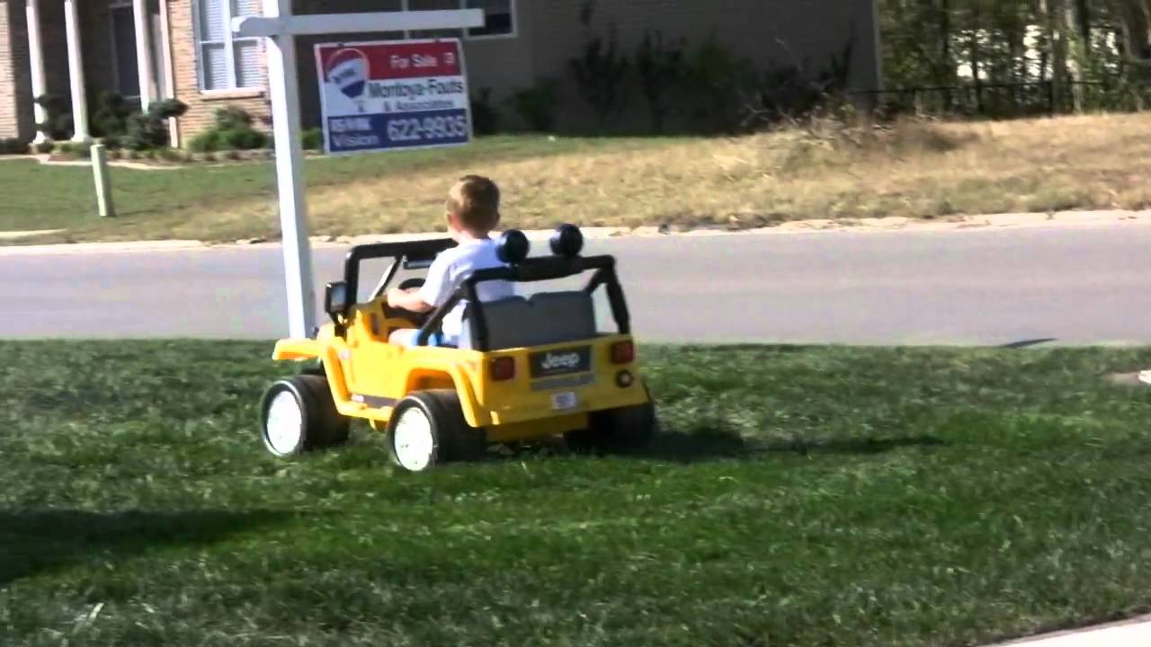 24v power wheels Jeep - YouTube
