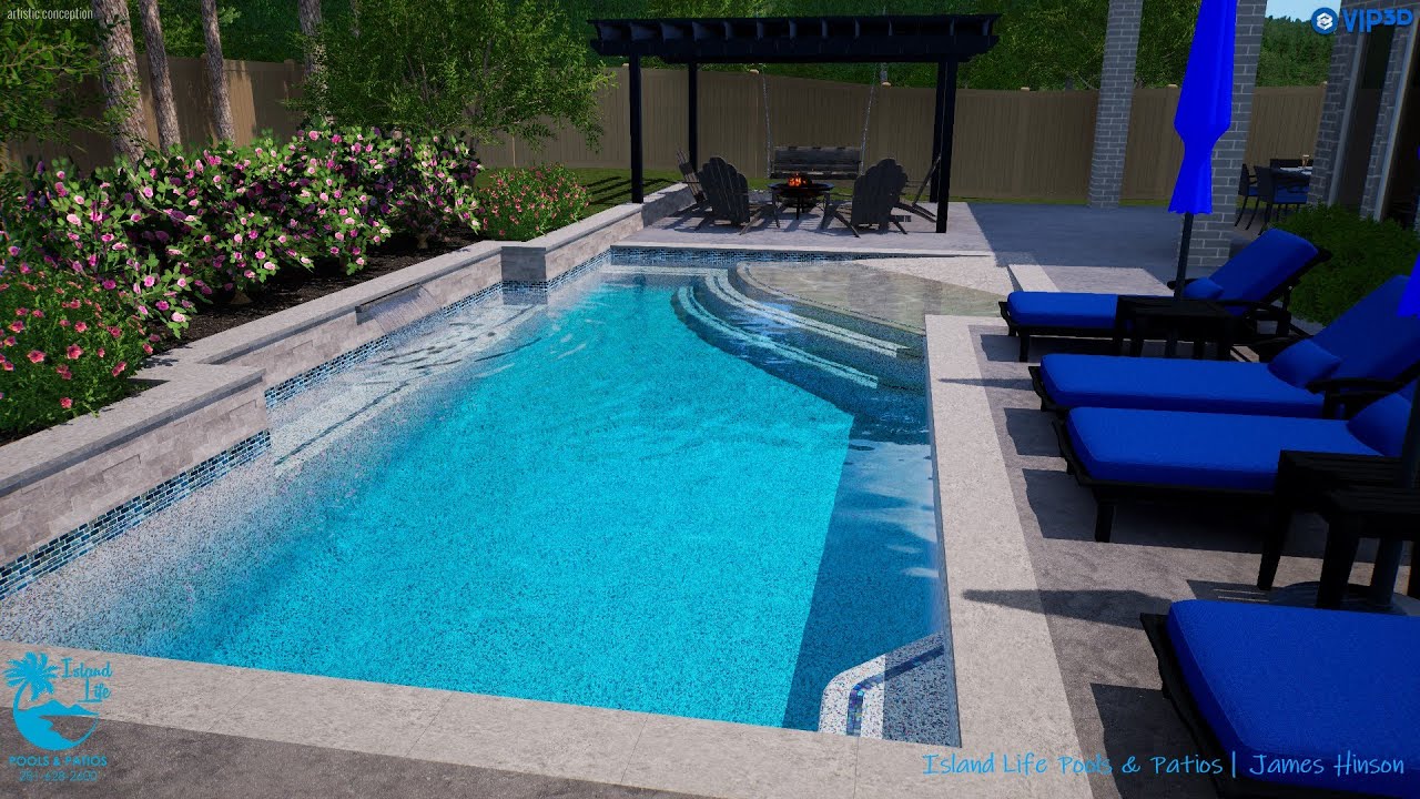 The Casey Family - Island Life Pools & Patios - James Hinson - YouTube