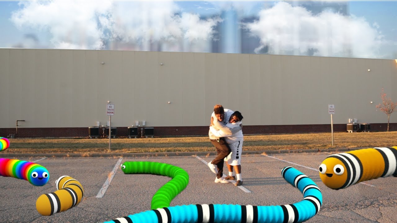 Slither.io In Real Life - YouTube